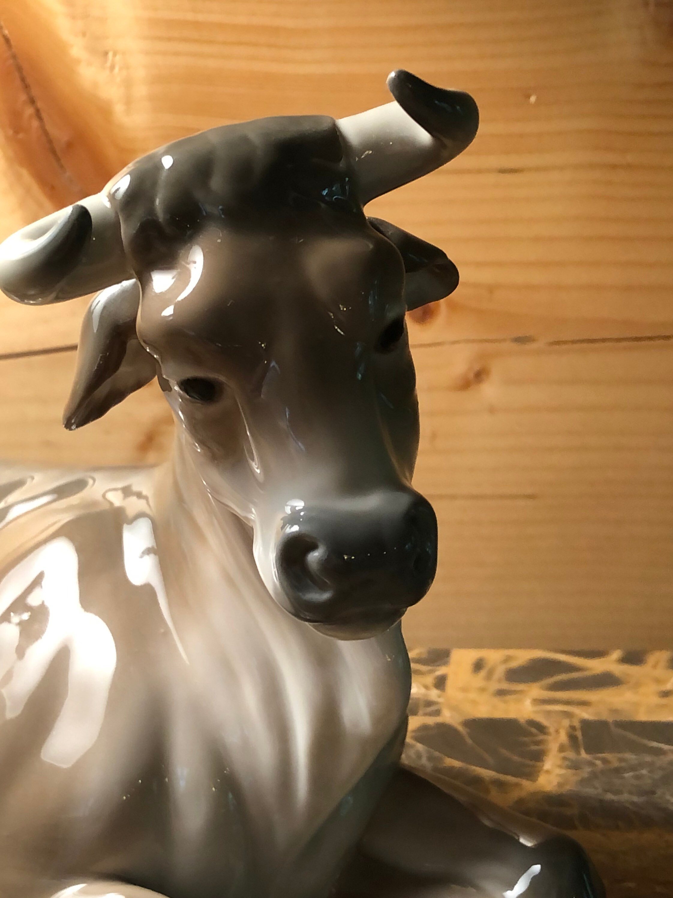 Vintage Bull Statue Nativity Ox Spanish Bull Figurine Lladro - Etsy