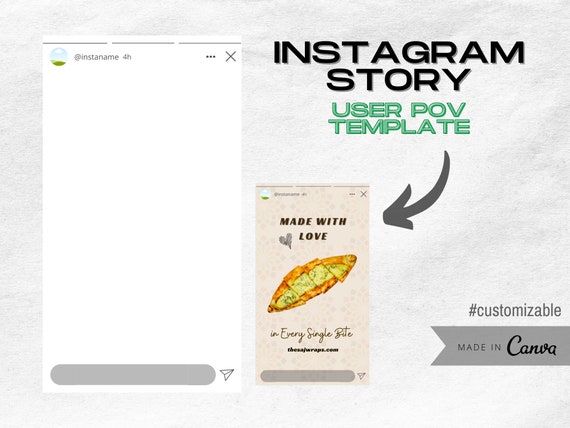 USER POV Instagram Story Template Instagram Template - Etsy