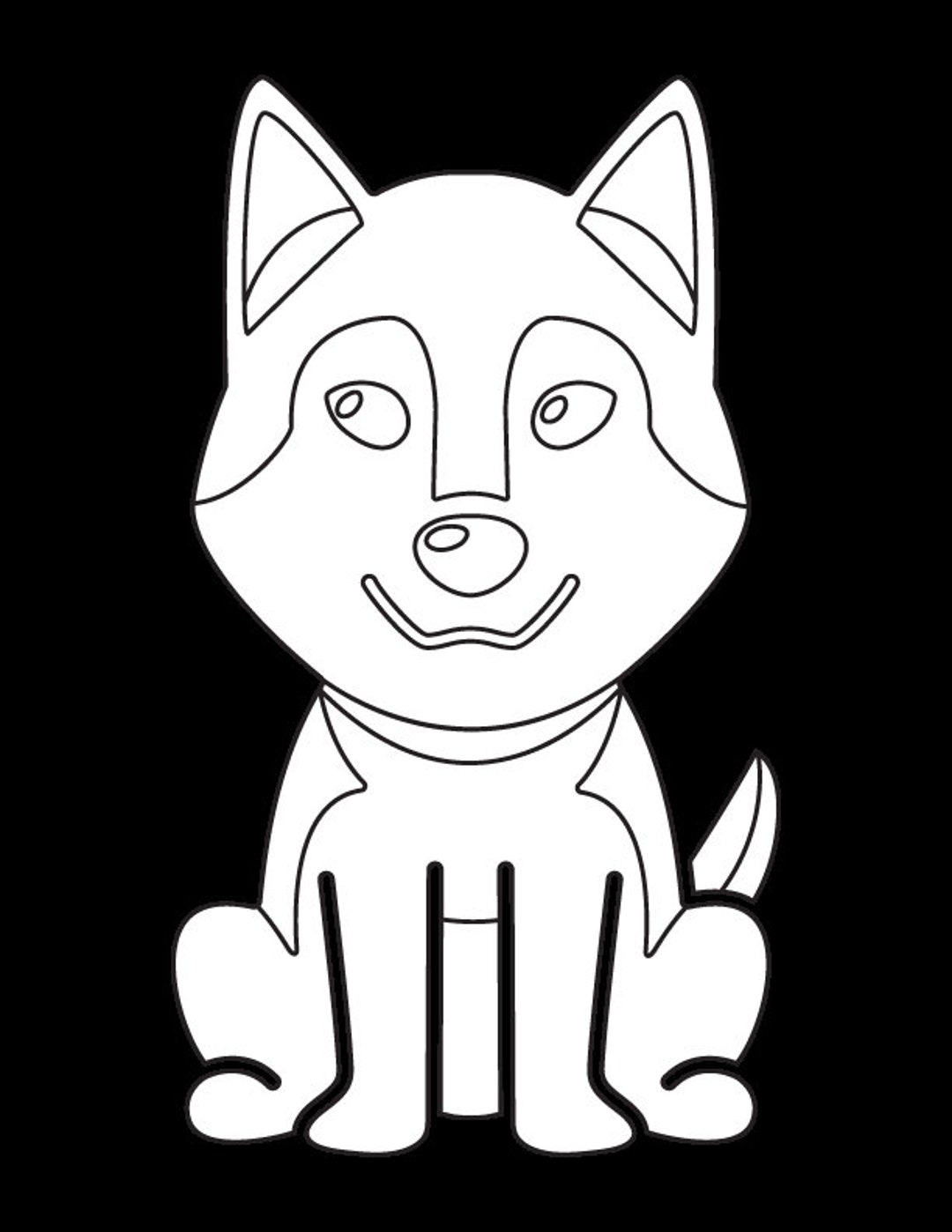 80 Cut and Color Pages for Kids! - Dogs - Etsy