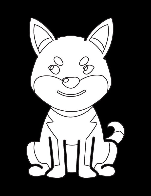 80 Cut and Color Pages for Kids! - Dogs - Etsy