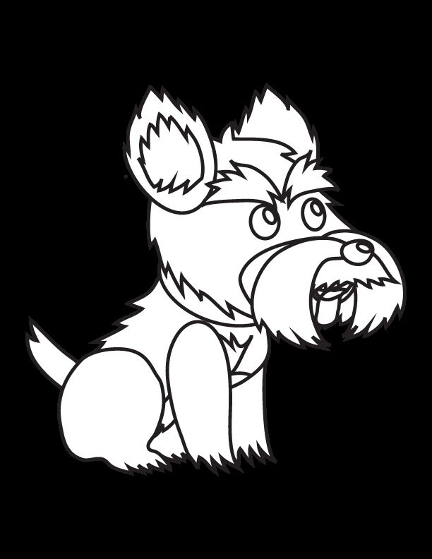 80 Cut and Color Pages for Kids! - Dogs - Etsy