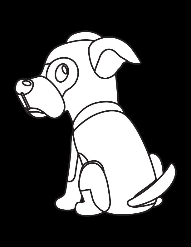 80 Cut and Color Pages for Kids! - Dogs - Etsy