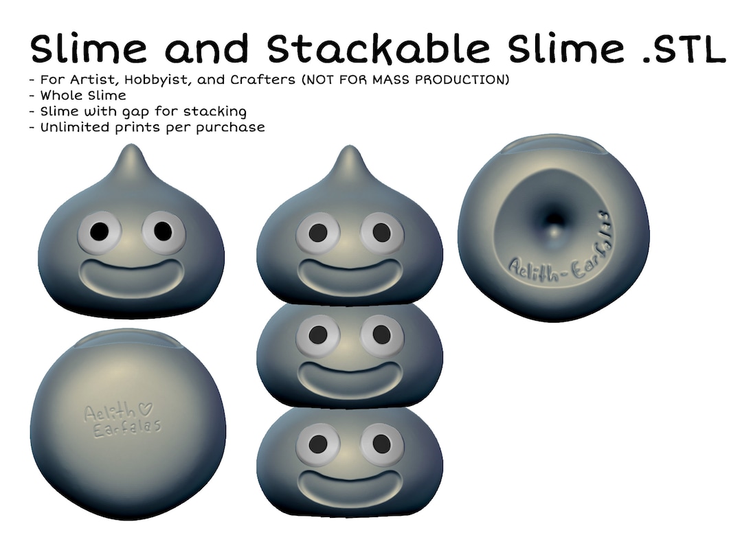 Digital Print File Slime and Stackable Slime unlimited Prints Digital ...