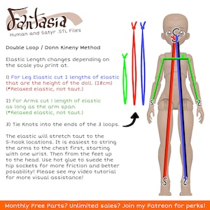 Fantasia BJD Doll STL: Androgynous Human & Satyr, 26-28cm (pre ...