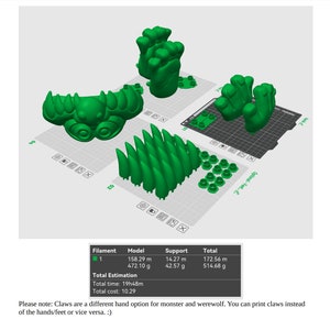 DIGITAL .STL + Sewing Pattern (no Sewing Instructions) 3D Print Art ...