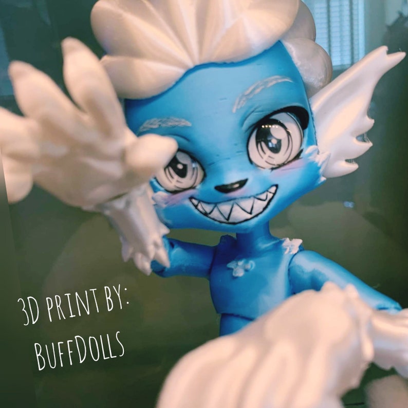 Wolfy Kabbit BJD Base: 3D Printed Doll .STL (26-28cm) - Etsy