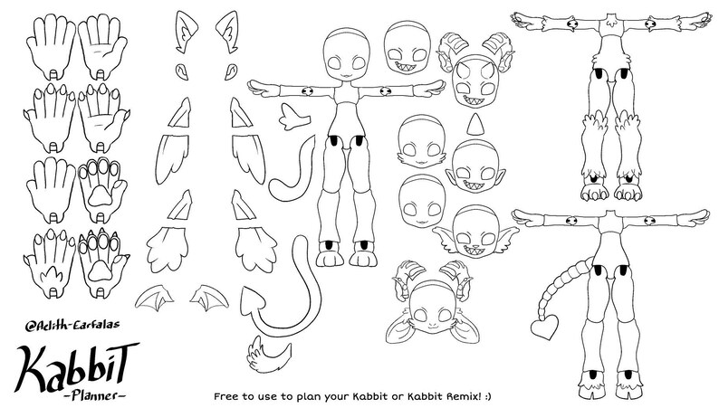 FREE to Use Art Kabbit Planner and Part Catalog .PNG Files - Etsy