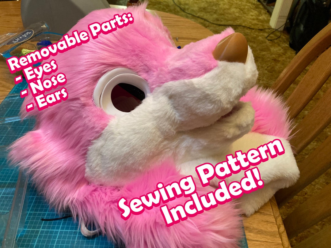 DIGITAL STL Canine Fursuit Head Jumpstart Kit: Stls, BASIC Sewing ...