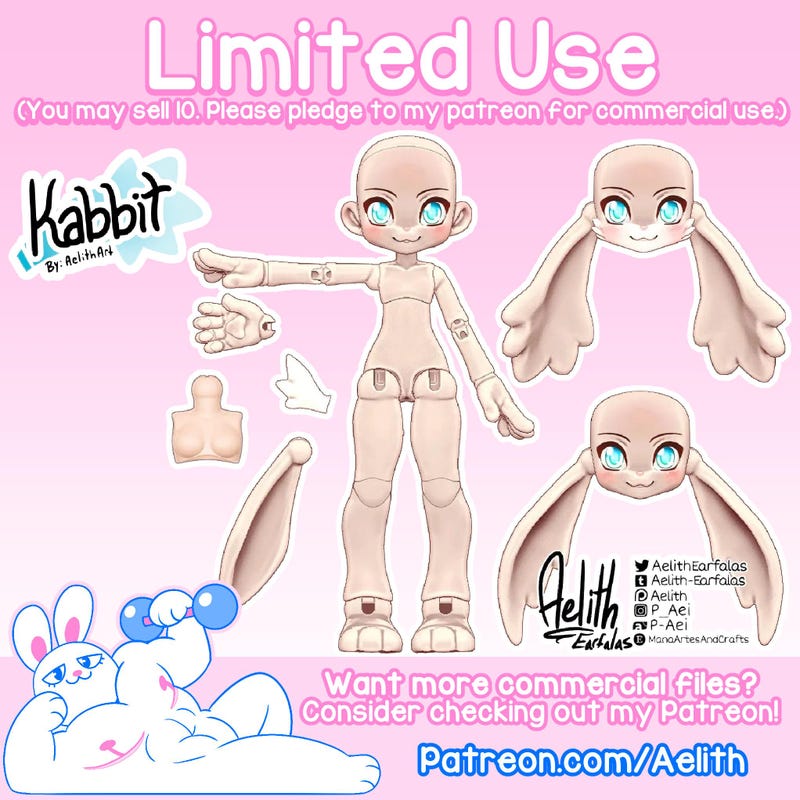 Kabbit Bjd - Etsy