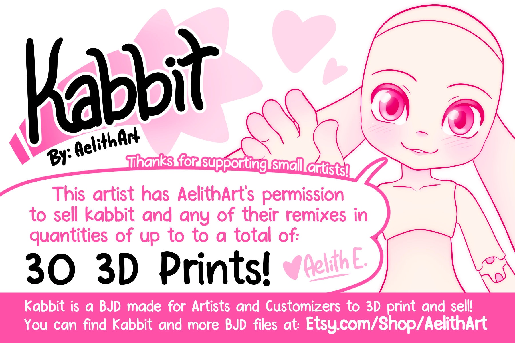 FREE to Use Art Kabbit Permission Display for Conventions - Etsy Australia