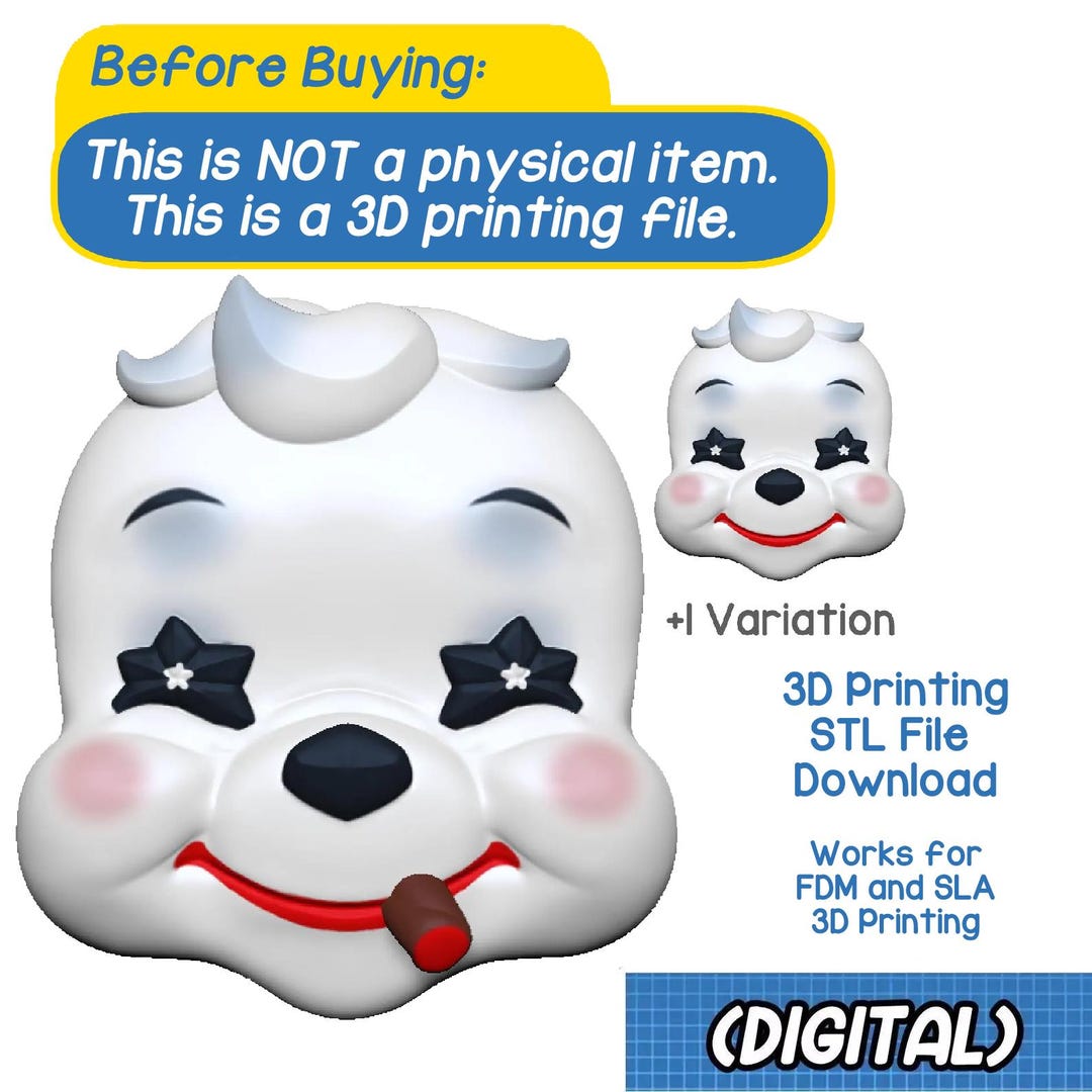 DIGITAL - Frosty Snowman Art Doll Face STL - 3D Printable Art Doll ...