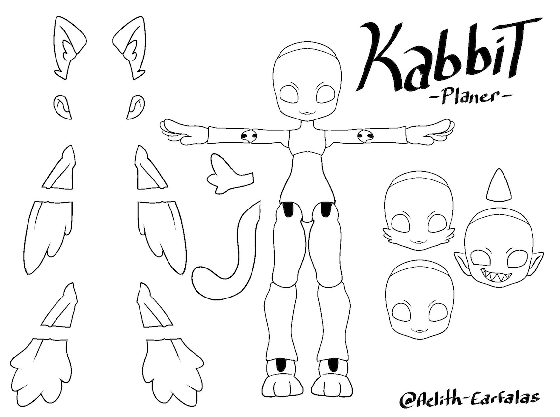 FREE to Use Art Kabbit Planner and Part Catalog .PNG Files - Etsy