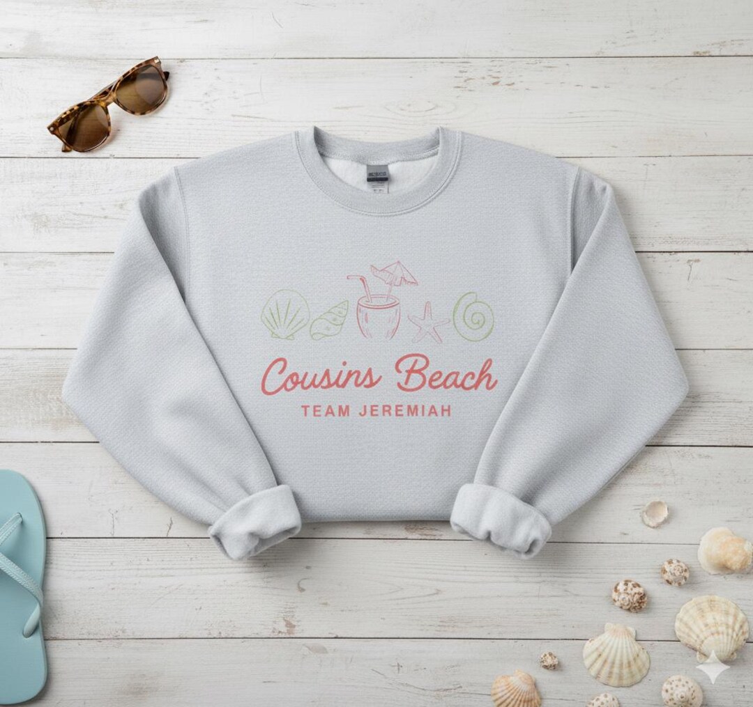 Team Jeremiah | Cousins Beach Script Logo Sweatshirt | the Summer I ...