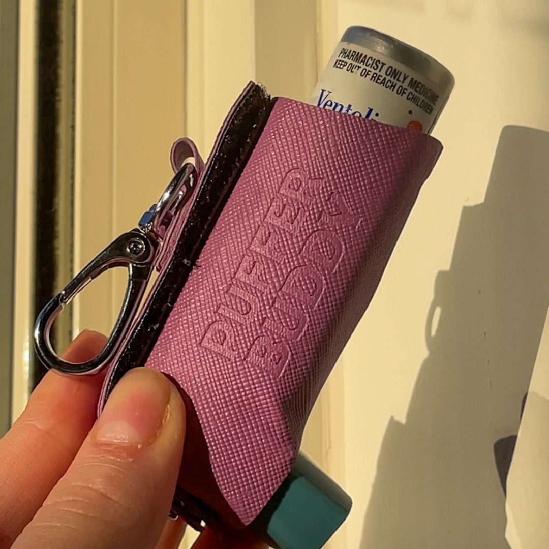 Solid Colour Purple Inhaler Holder Inhaler Case Inhaler - Etsy