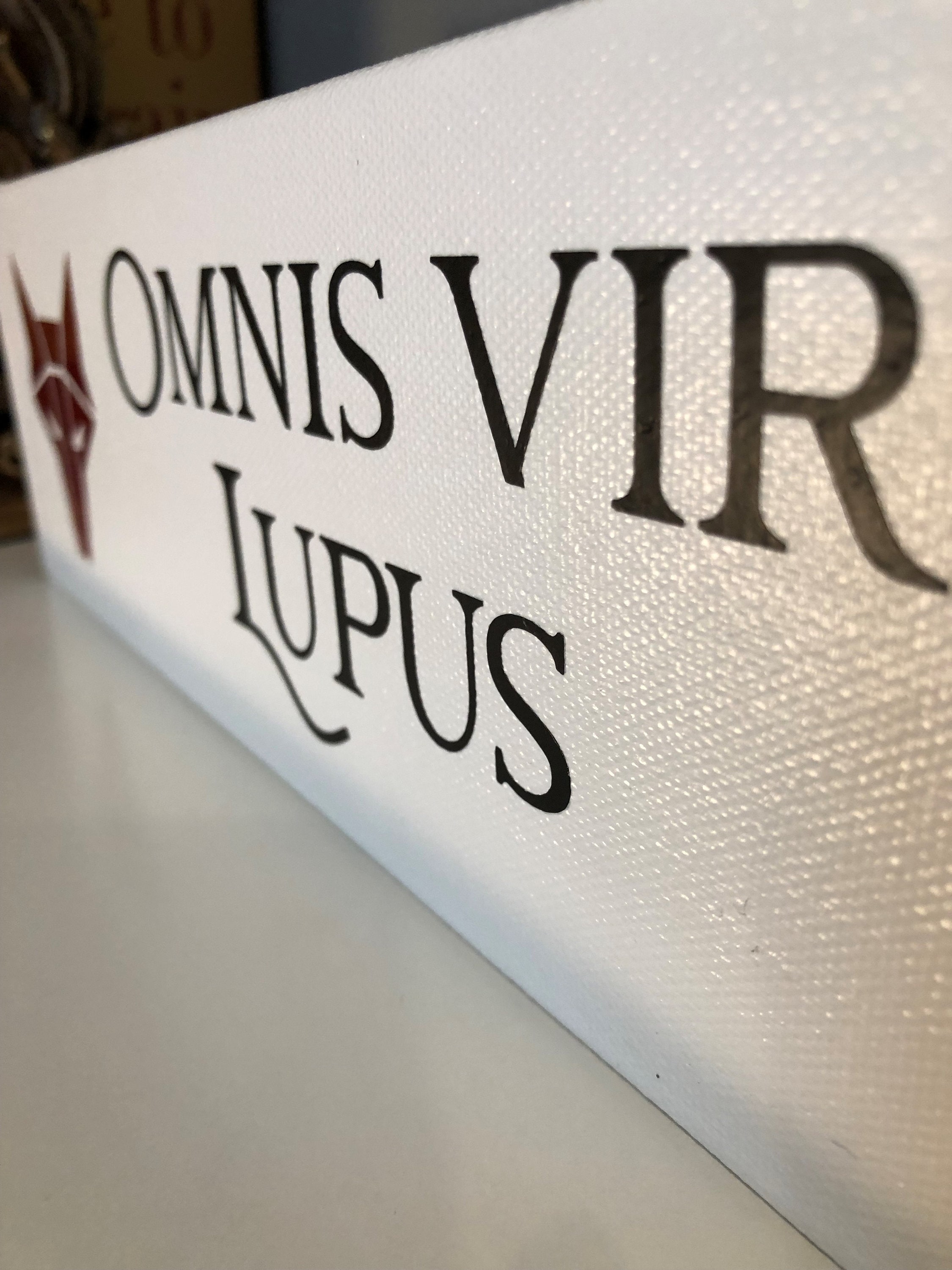 Omnis Vir Lupus Everyone a Wolf Pierce Brown Red Rising - Etsy