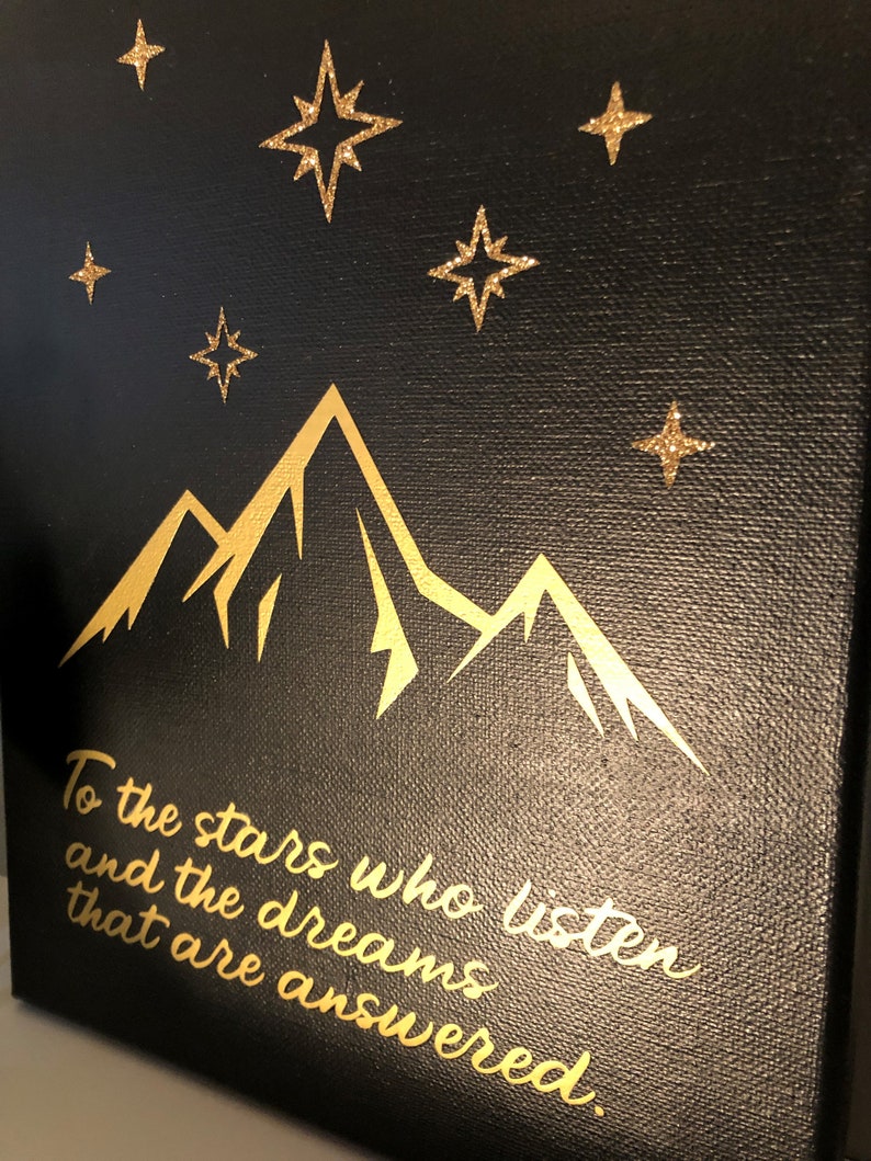 To the Stars Who Listen ACOTAR ACOTAR Art Print Sarah J - Etsy