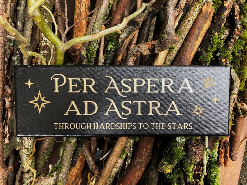 Per Aspera Ad Astra Through Hardships to the Stars Pierce Brown Red Rising Latin Motto ...