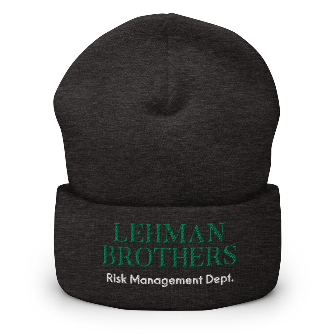 Lehman Brothers Risk Management Hat, Lehman Brothers Beanie, Funny ...