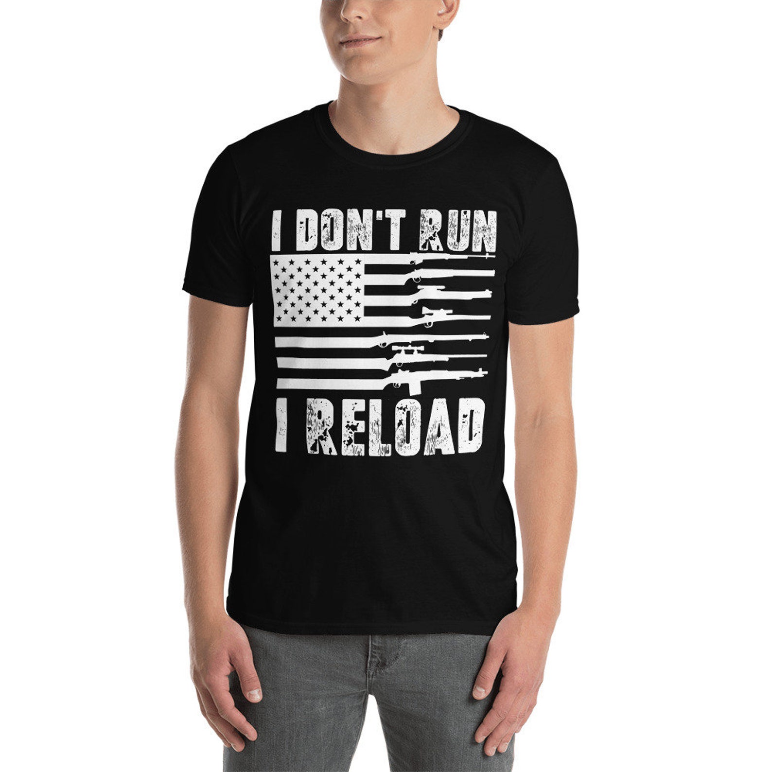 Funny 2nd Amendment Shirt I Don't Run I Reload Gun - Etsy