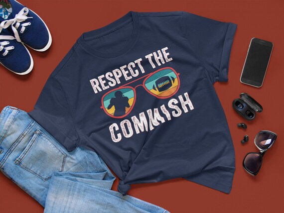 Fantasy Football Shirt: Respect the Commish T-shirt Football | Etsy