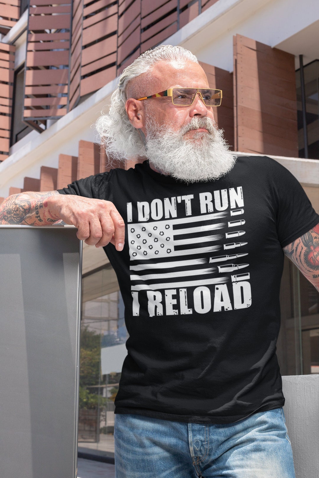 I Dont Run I Reload Funny Gun Shirt, Gun Lovers Gift, 2nd Amendment Gun ...