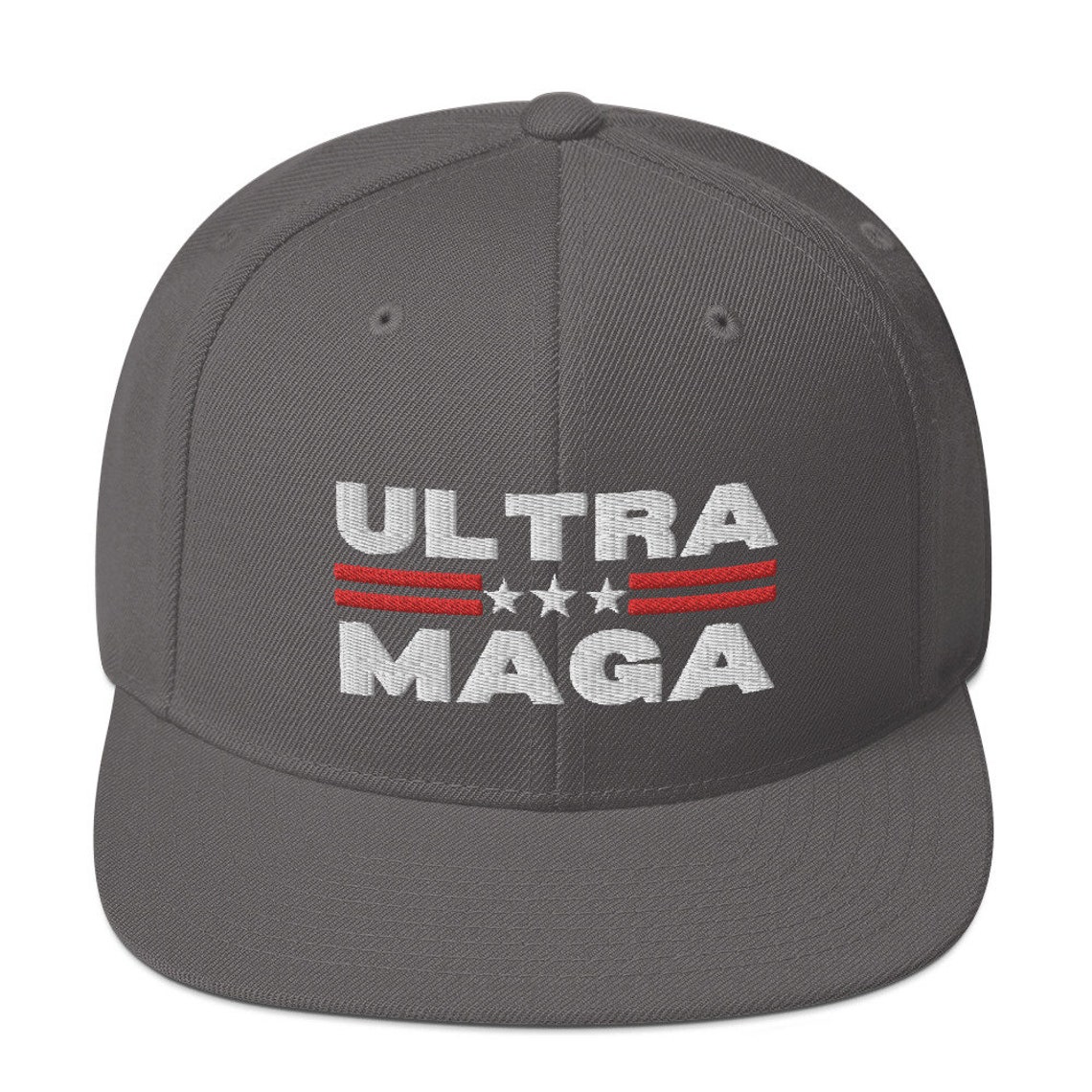 Ultra MAGA Snapback Hat, Trump Maga Hat, Republican Cap, American ...