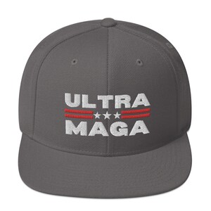 Ultra MAGA Snapback Hat, Trump Maga Hat, Republican Cap, American ...