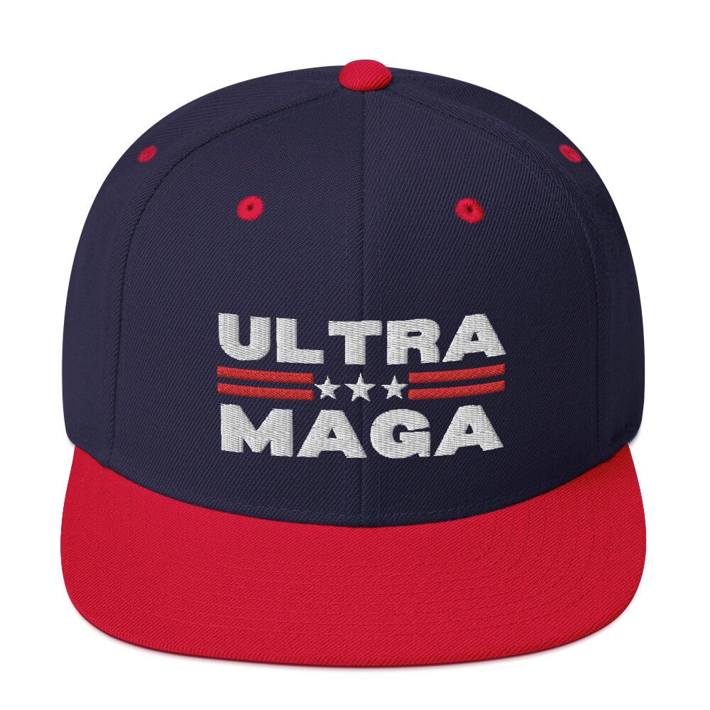 Ultra MAGA Snapback Hat, Trump Maga Hat, Republican Cap, American ...
