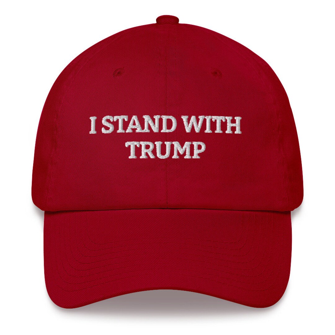 I Stand With Trump Hat, Free Trump Dad Hat, Pro America Cap, Republican ...