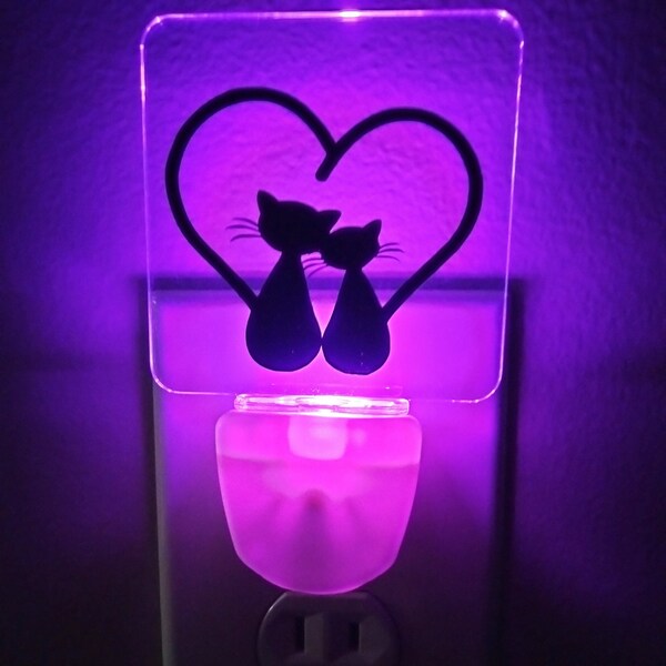 Cat Night Light - Etsy