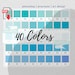 40 Color Palette Swatches Pdf Hex Code Instant Download Procreate ...