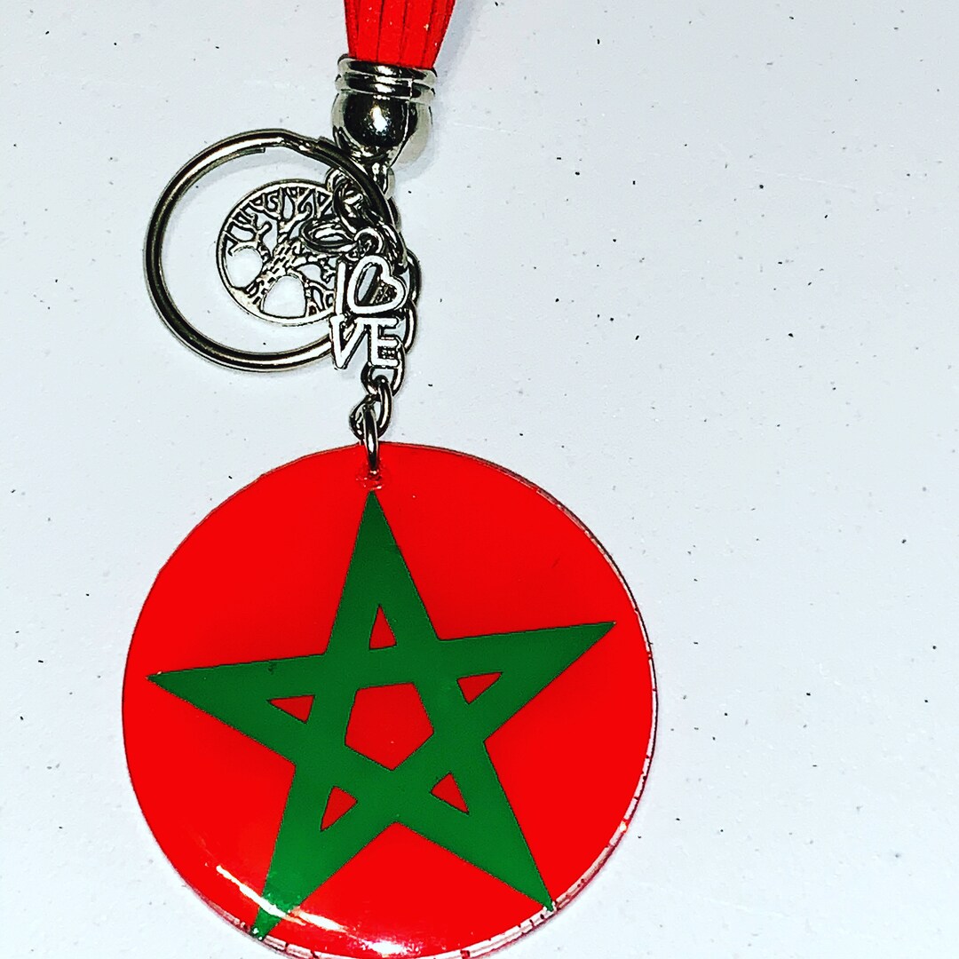 Moorish Flag Keychain - Etsy