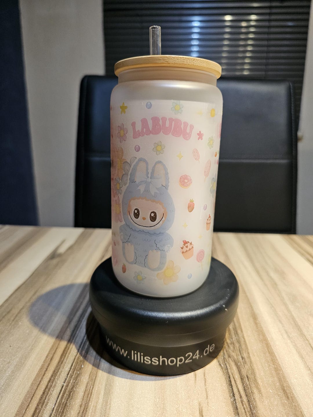 Labubu Drinking Glass 16oz - Etsy