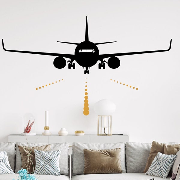Airplane Wall Decals - Etsy