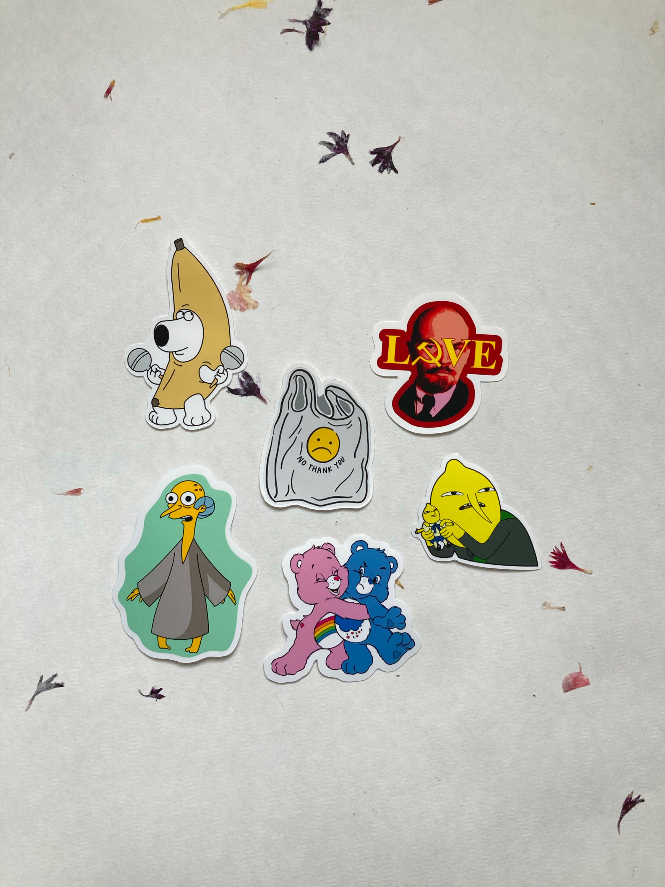 5 Random Sticker Pack the Simpsons Adventure Time Old - Etsy
