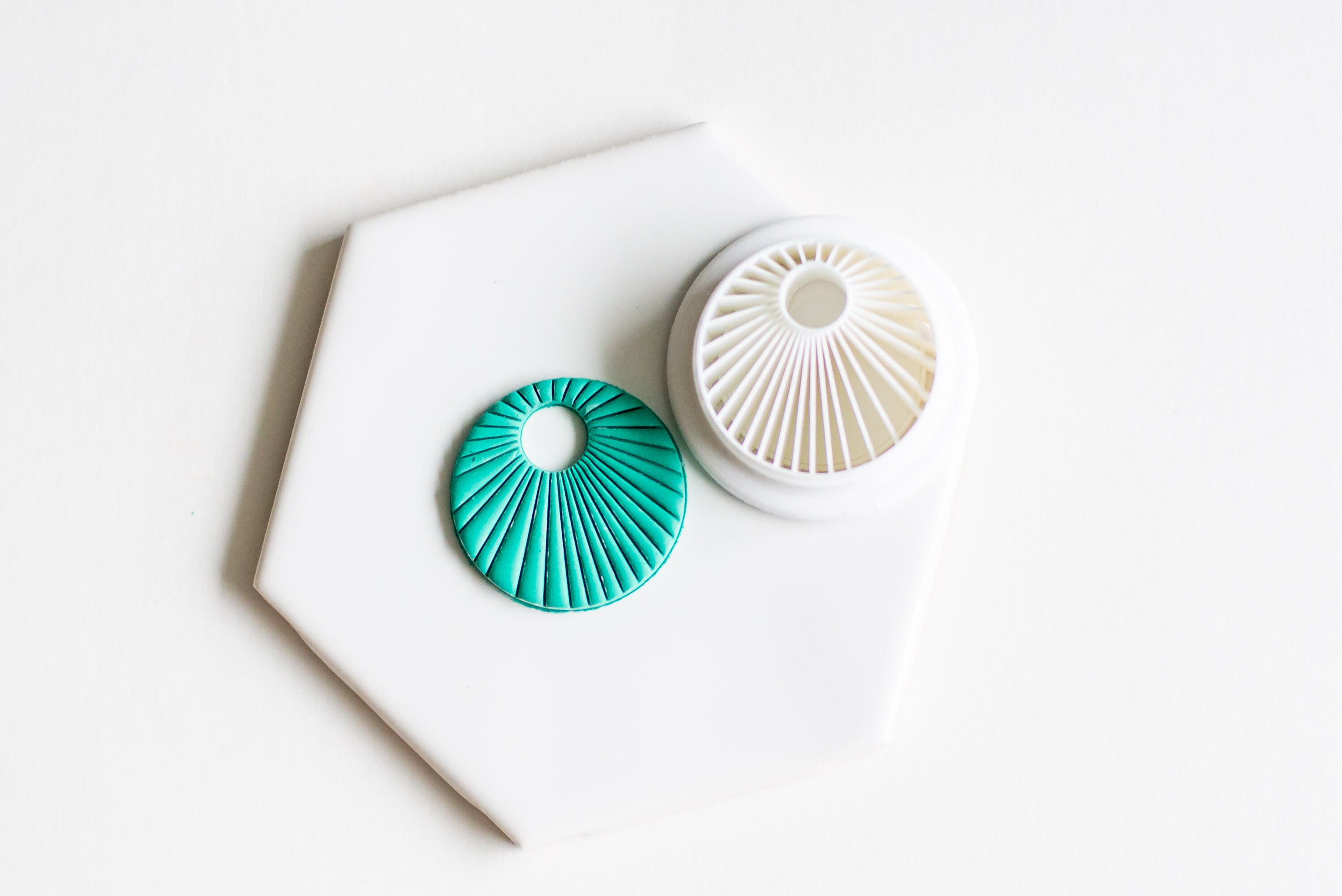 Embossed Sun Cutter for Polymer Clay Embossing Cutters - Etsy