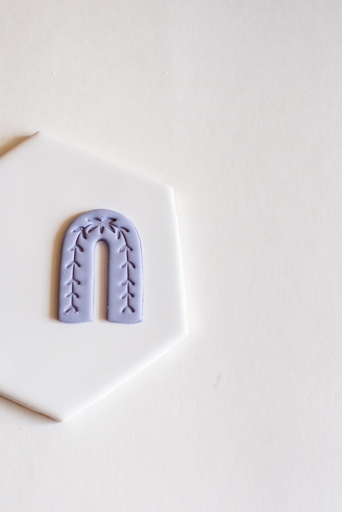 Embossed Floral Arch Cutter Large Clay Cutters Floral - Etsy