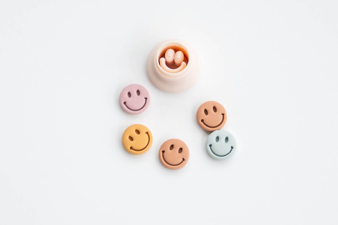 Smiley Face Clay CUTTER | Smiley Face Cutter Polymer Clay | Smiley Face ...