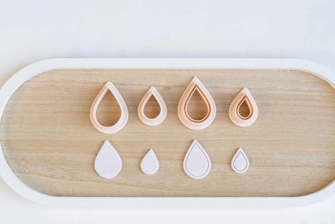 Teardrop Clay Cutter | Basic Cutters for Jewelry Making | Outline ...
