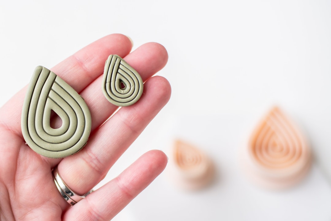 Overlapping Teardrop Cutter | Embossing Teardrop Cutter | Clay Cutters ...