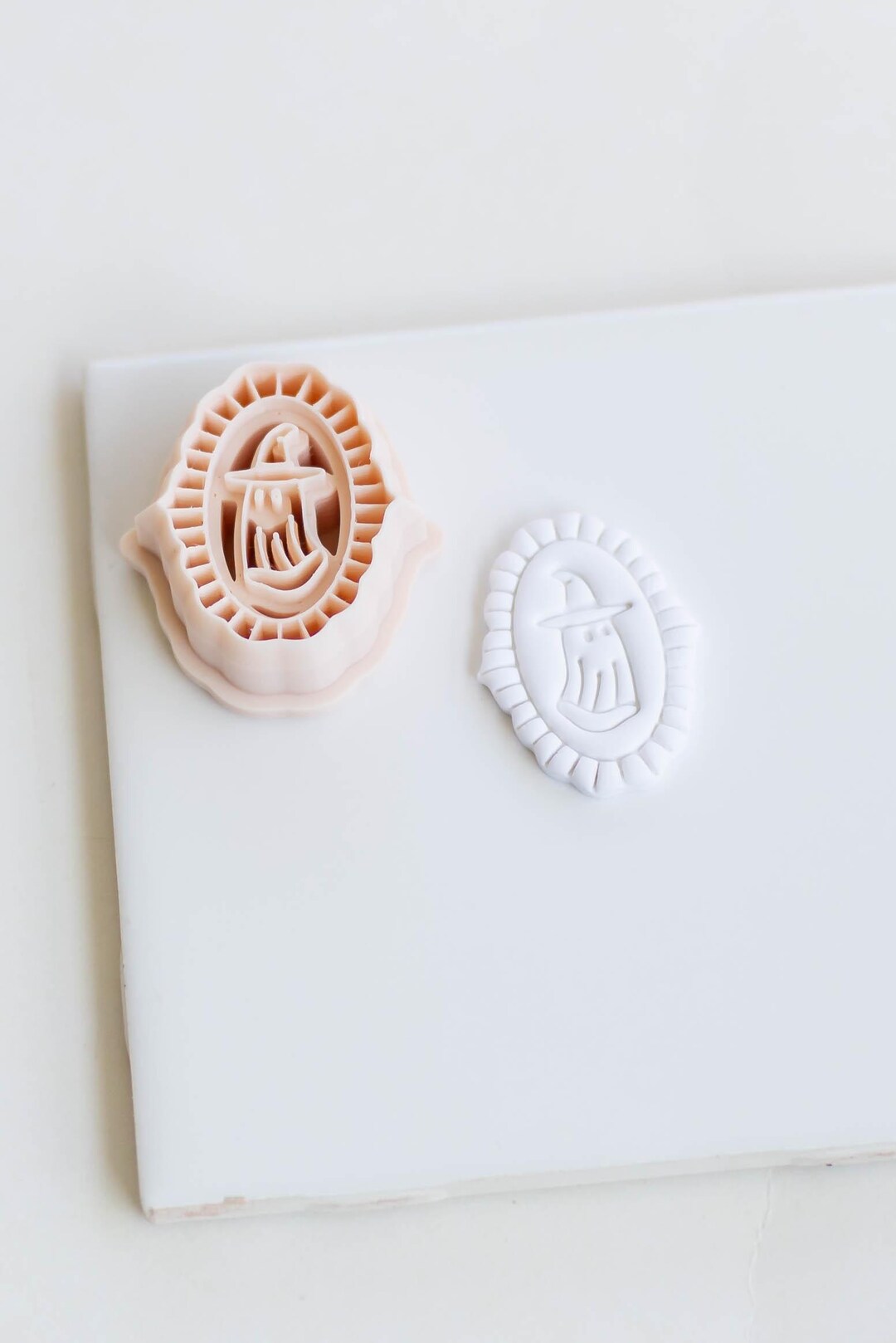 Adorable Ghost Clay Cutter | Halloween Cutter | Ghost With Hat | Cute ...