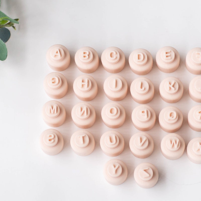 Polymer Clay Alphabet Molds - Etsy