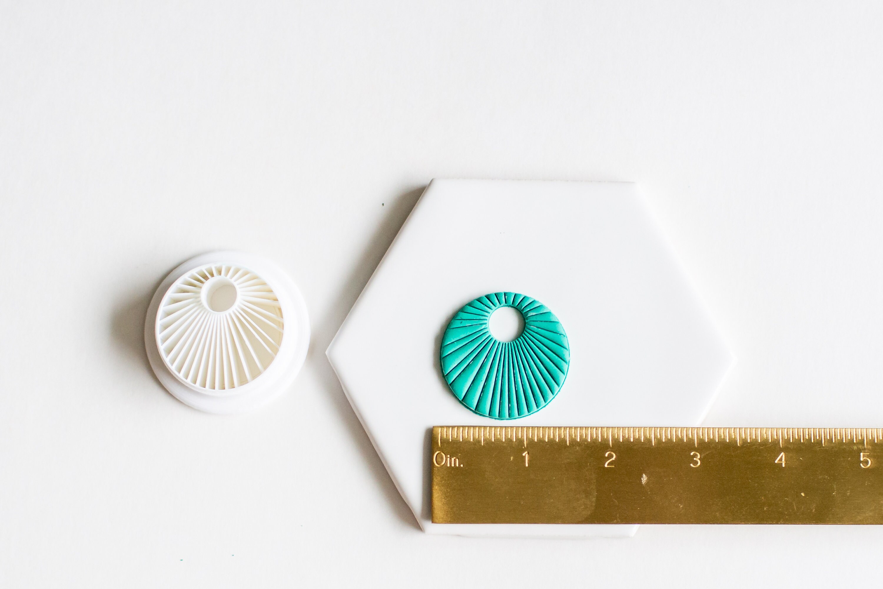 Embossed Sun Cutter for Polymer Clay Embossing Cutters - Etsy