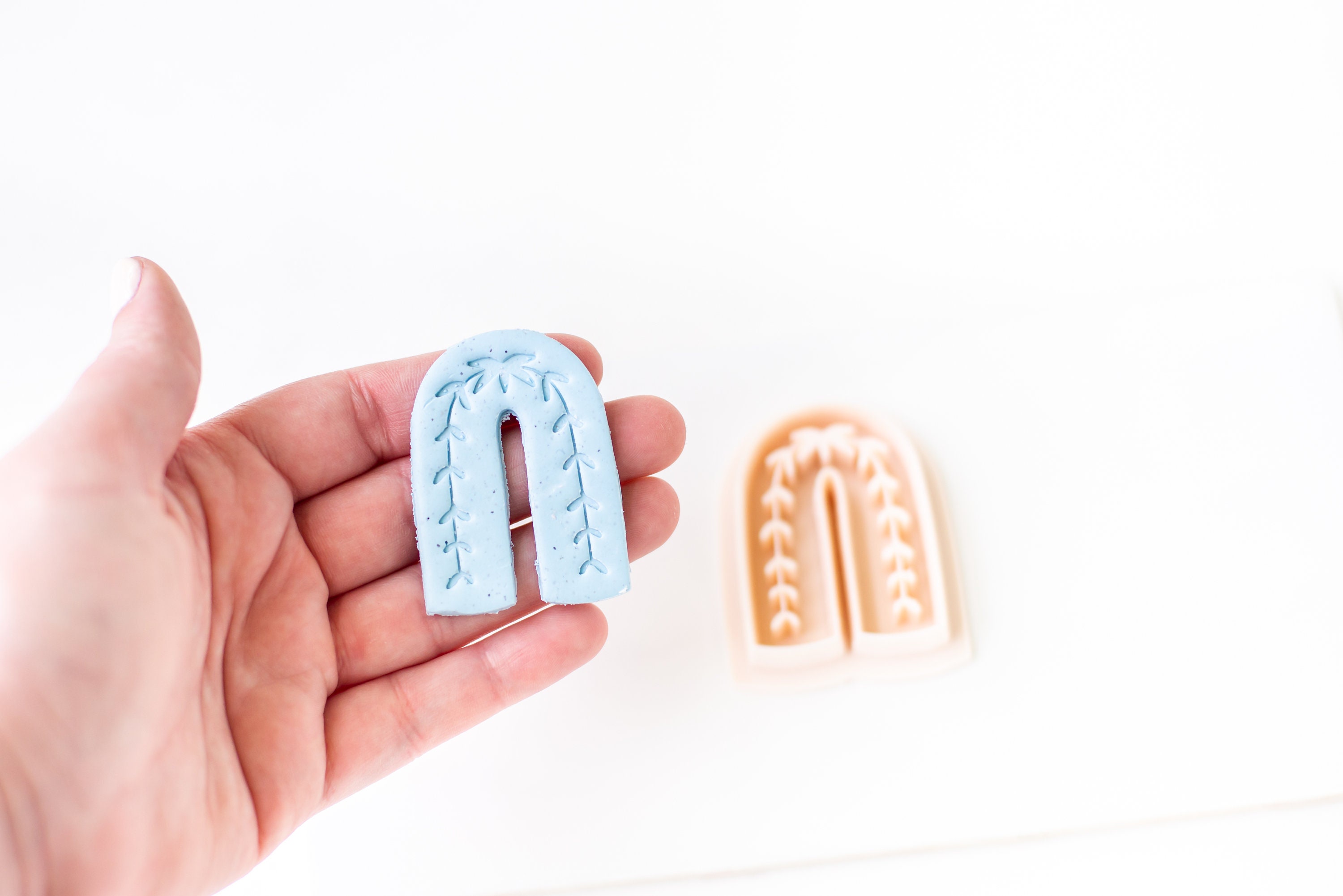 Embossed Floral Arch Cutter Large Clay Cutters Floral - Etsy