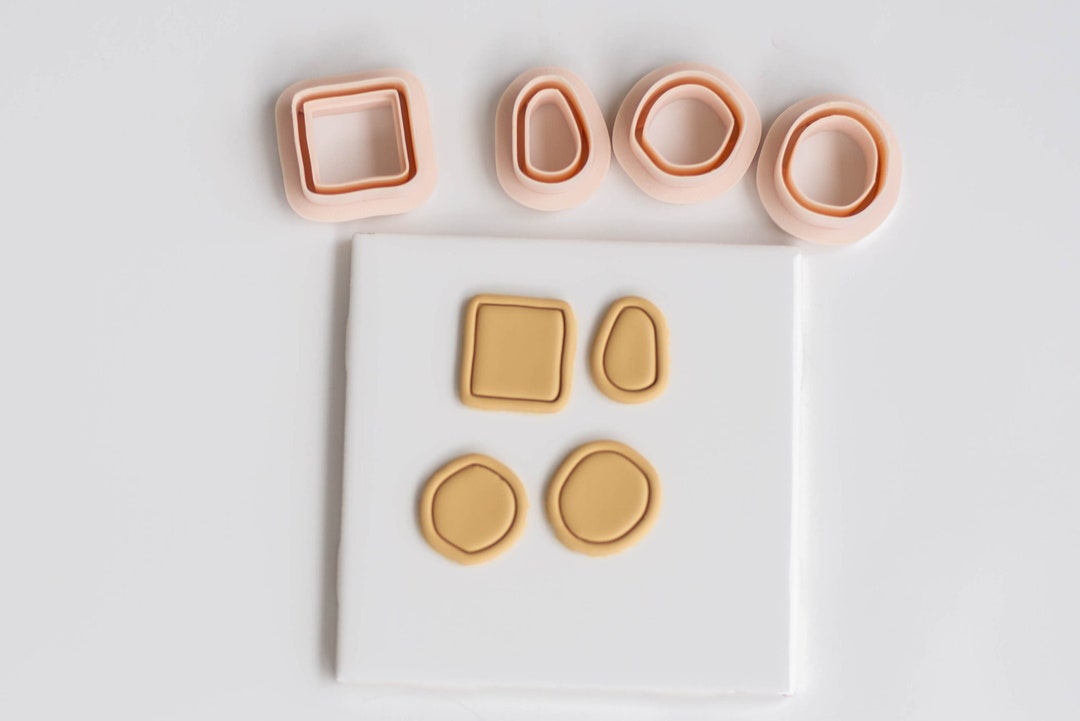 Organic Outline Shapes Cutters for Polymer Clay | Clay Cutters | Clean ...