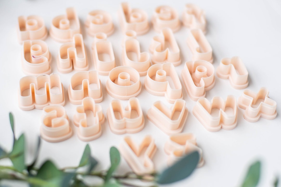 Alphabet Cutters | Letter Cutters for Polymer Clay | Clay Cutters ...