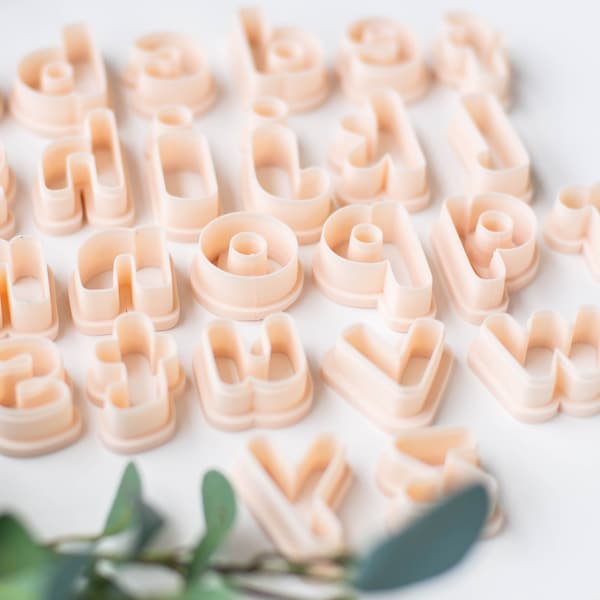 Clay Letters Cutters - Etsy