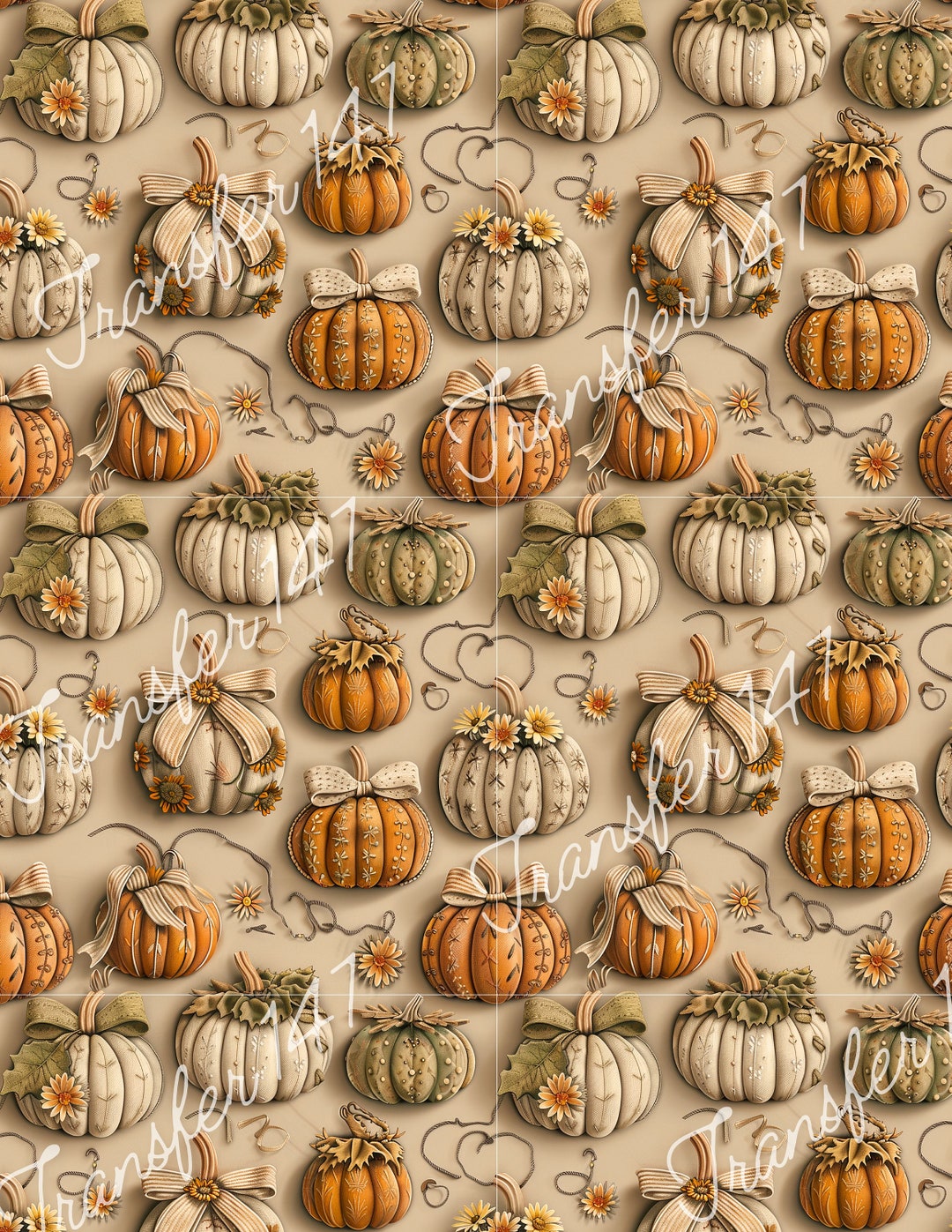 TP147 | Pumpkin Transfer Paper | Image Transfer | Clay Tools | Polymer ...