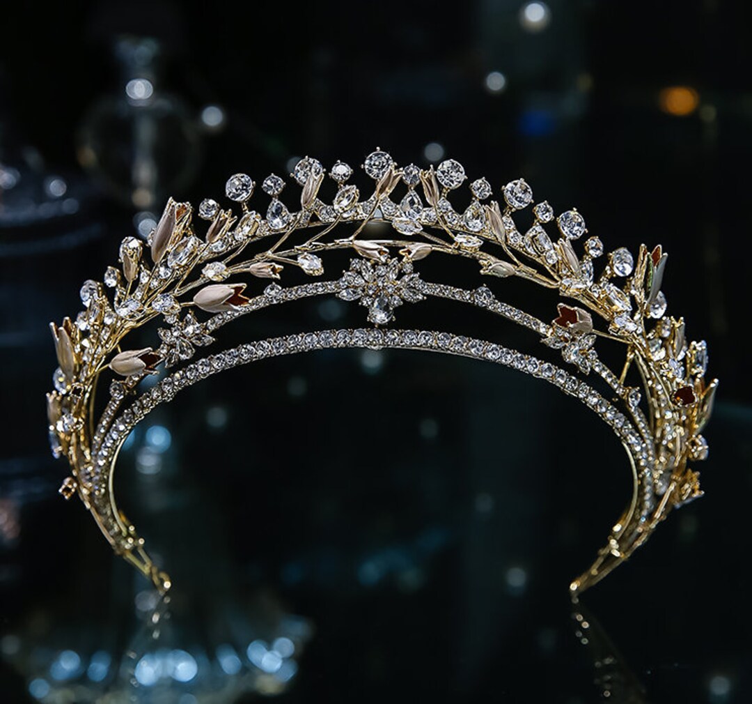 Vintage Diamond Wedding Bridal Tiara Luxury Vintage Bridal - Etsy