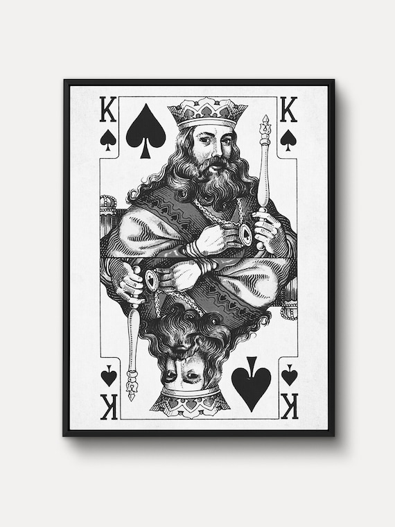 King Of Spades Drawing